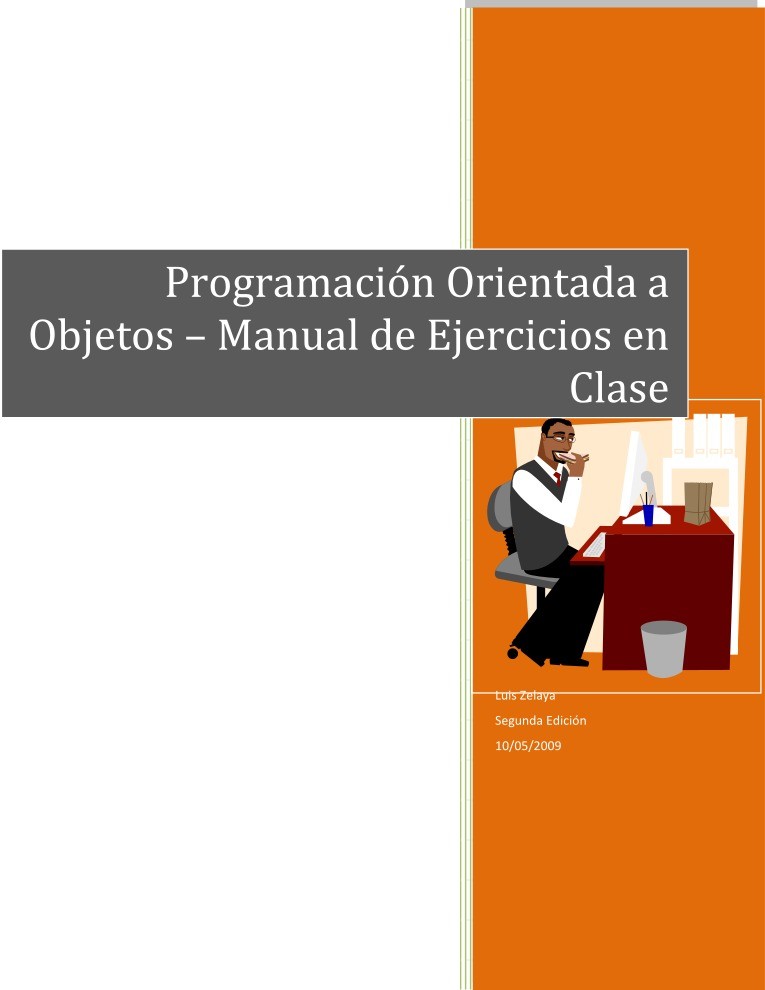 Pdf De Programación Programación Orientada A Objetos Manual De